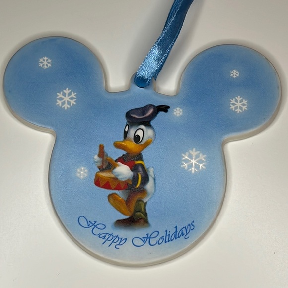 Goebel | Holiday | Disneys Donald Duck Drummer Boy On Blue Mickey Mouse ...